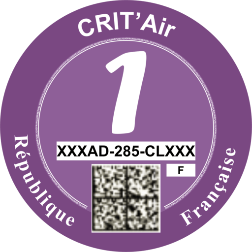 Vignette Crit'air- Commander votre vignette officielle anti-pollution ...